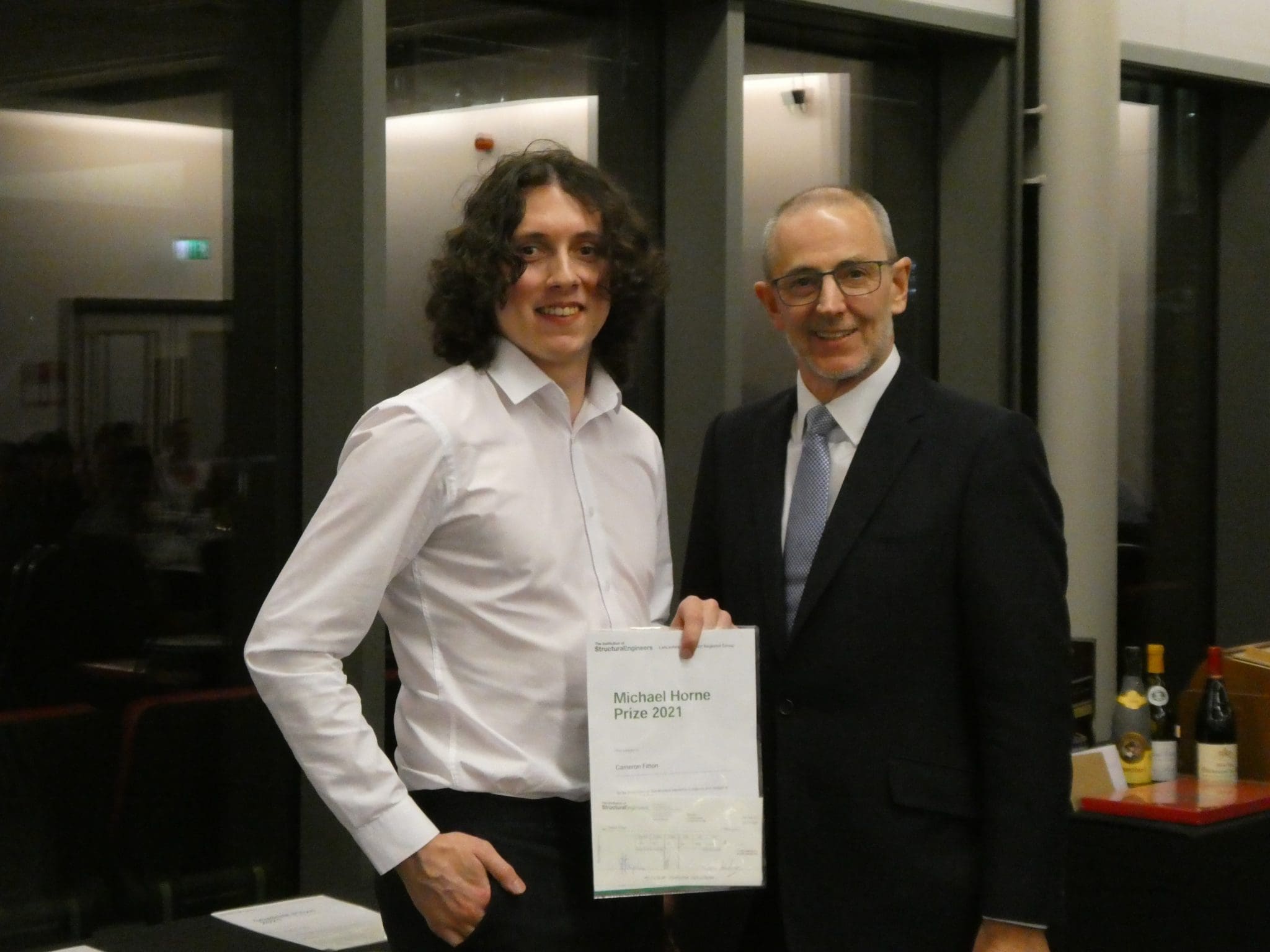 Michael Horne Prize awarded to RoC's young structural engineer - ROC ...